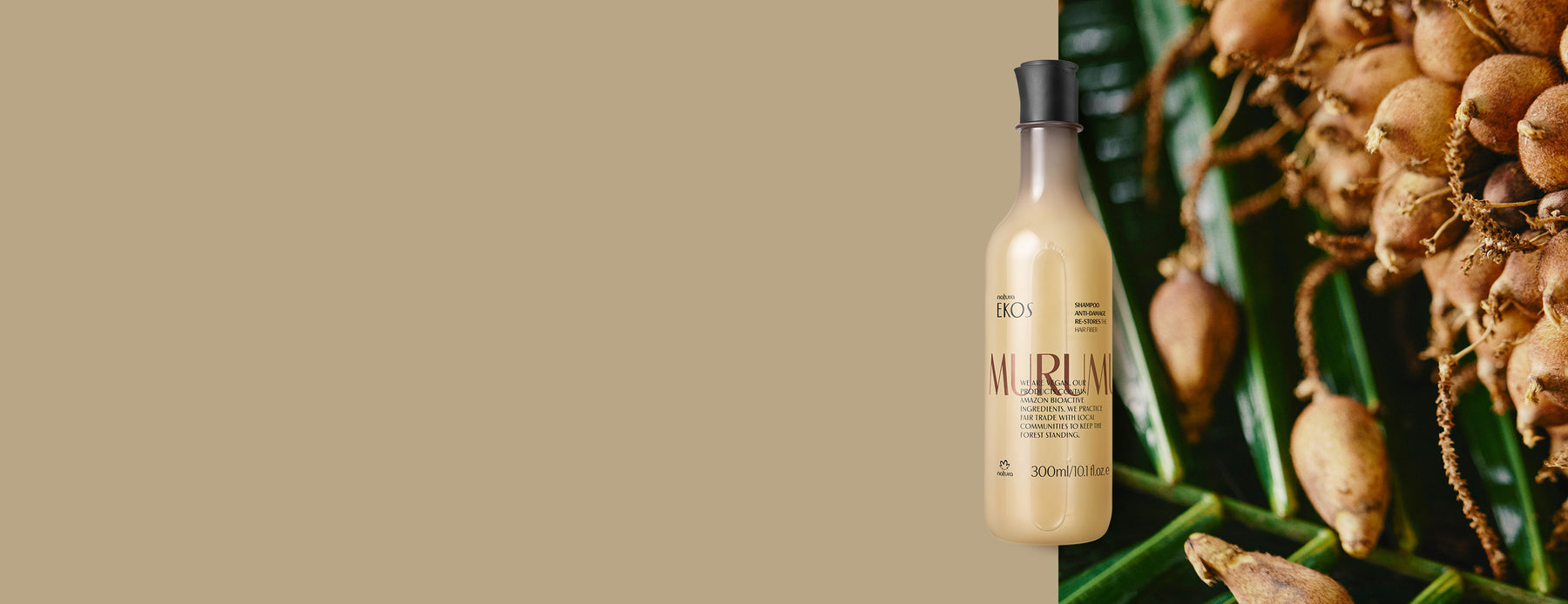 Ekos Murumuru Hair Anti-Damage Shampoo - Natura