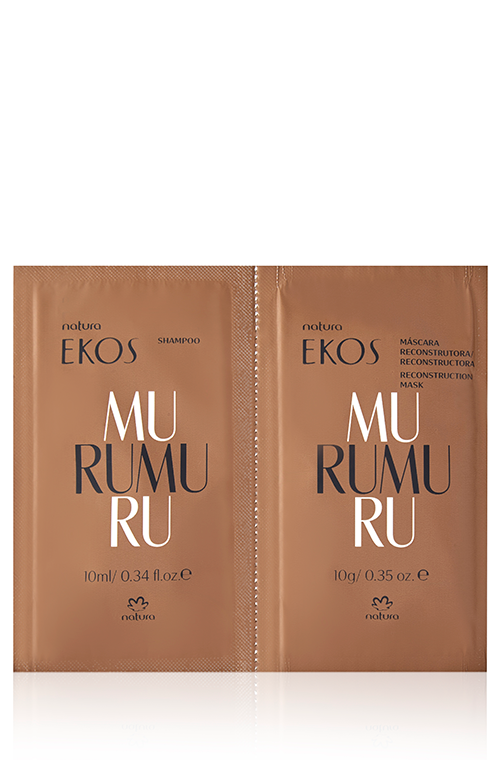 Ekos Murumuru Hair Anti-Damage Shampoo + Mask Sample 2x10ml - Natura