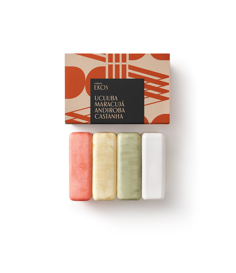 Ekos Multipack Bar Soap Set: Ucuuba, Castanha, Andiroba, Maracujá | Natura